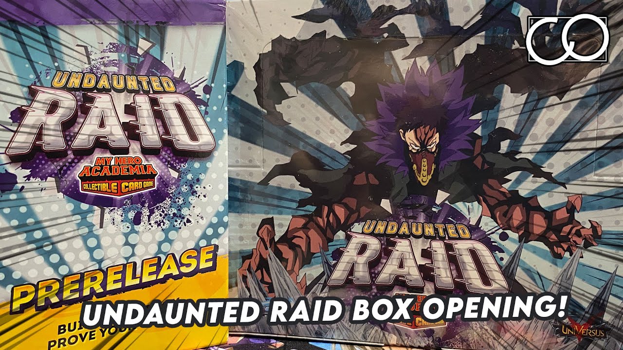 MHA CCG: Undaunted Raid Box Opening! - YouTube