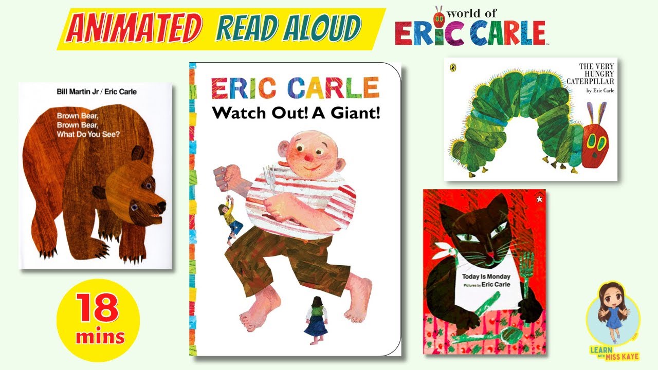 Watch Out a Giant by Eric Carle | Animated Stories Read Aloud Book ...