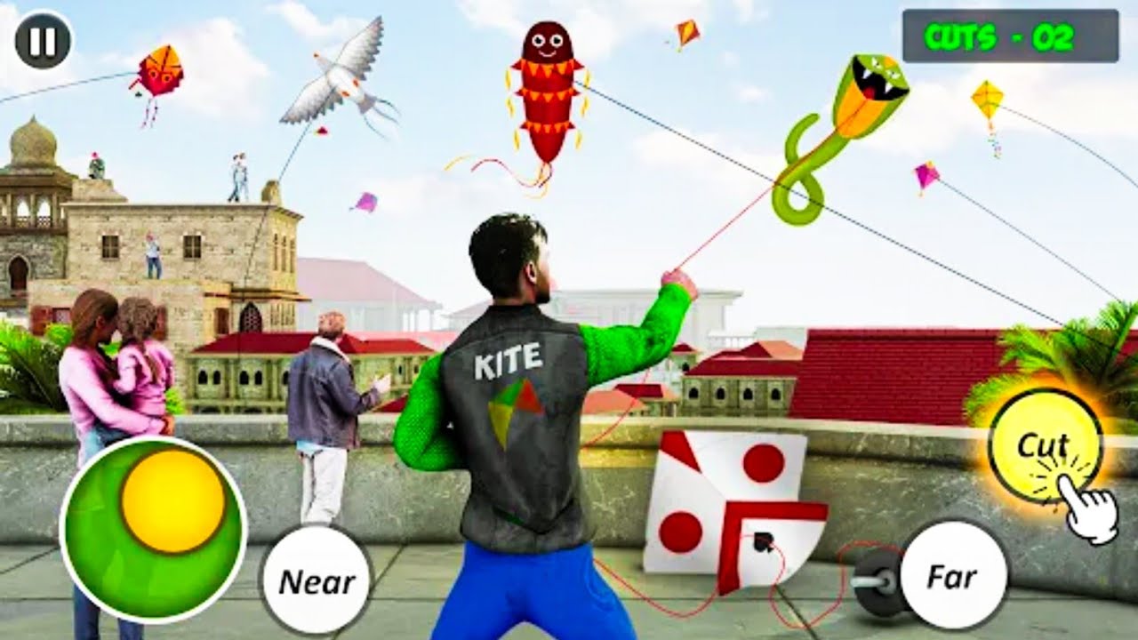 Kite Flying Festival Challenge Game - Kite Wali Game - Android Gameplay ...
