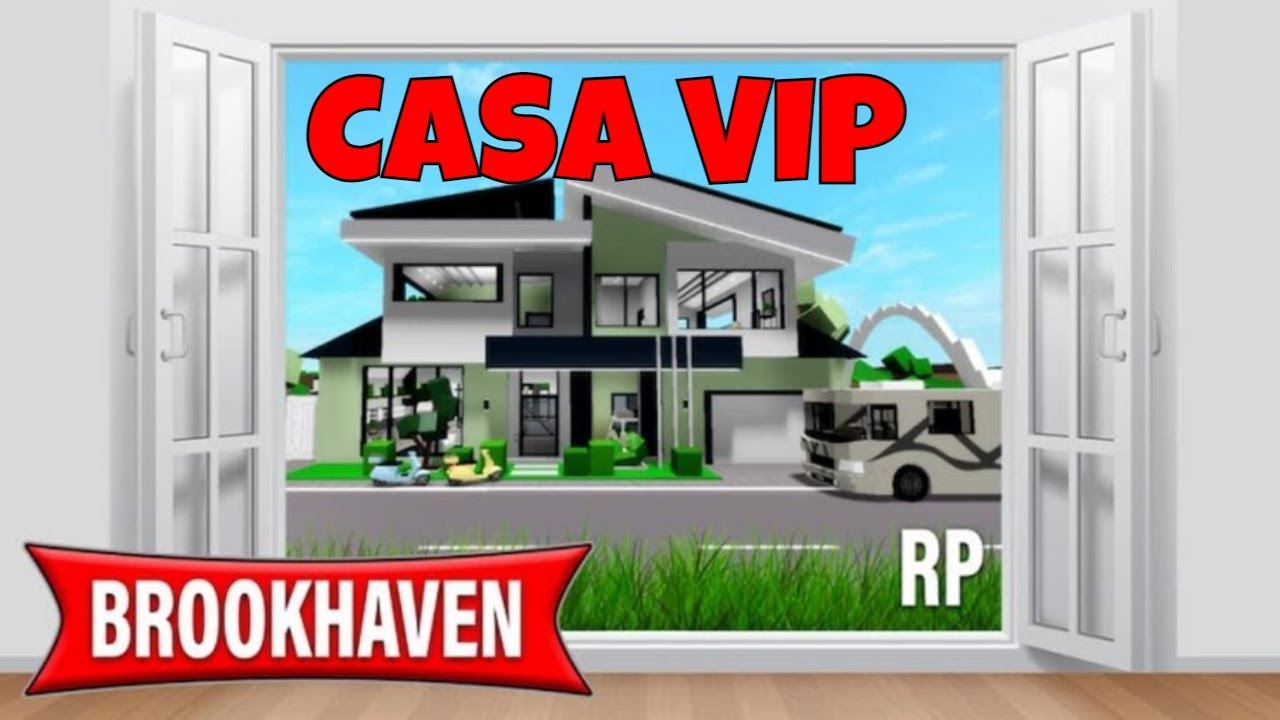 COMO CRIAR UMA CASA VIP NO BROOKHAVEN DO ROBLOX - YouTube