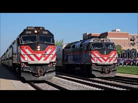 Metra BNSF Rush Hour At Westmont, IL 9/15/23 - YouTube