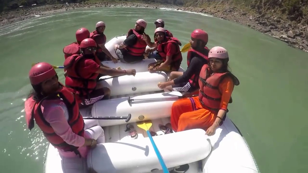 Rishikesh Water Rafting Accident ⛵ totally flipped - YouTube