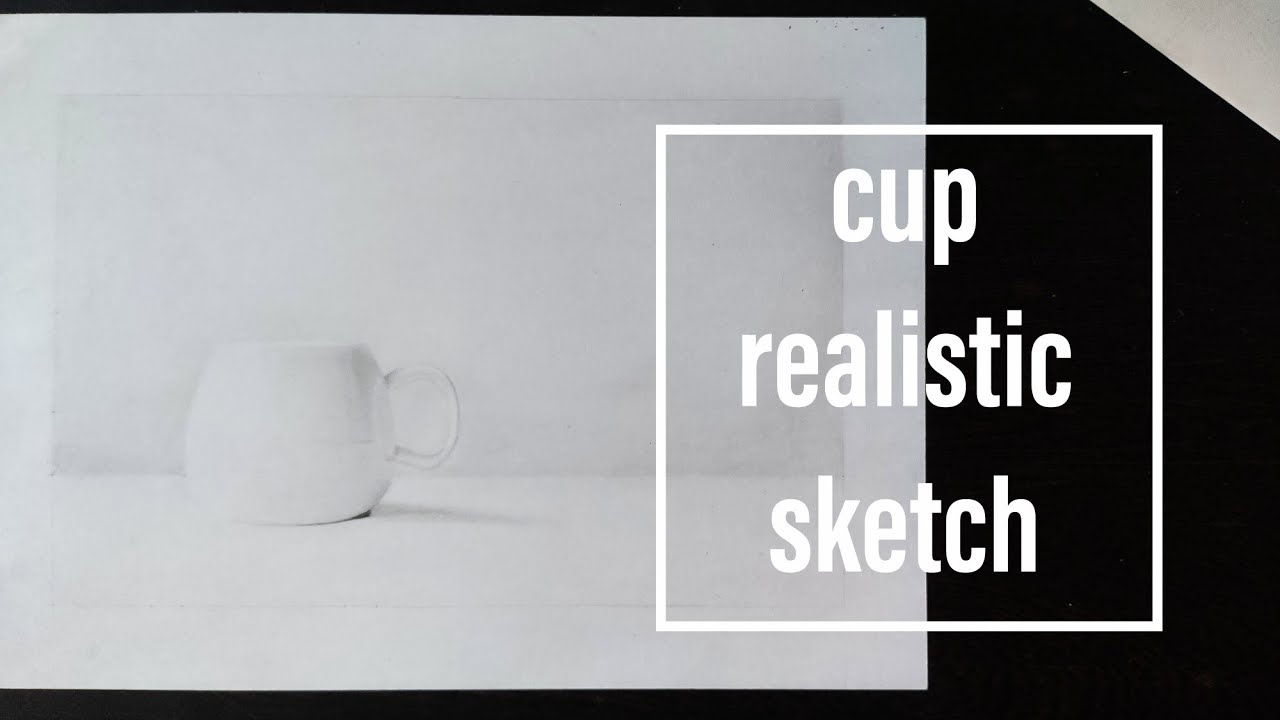 Cup realistic sketch | realistic drawing - YouTube