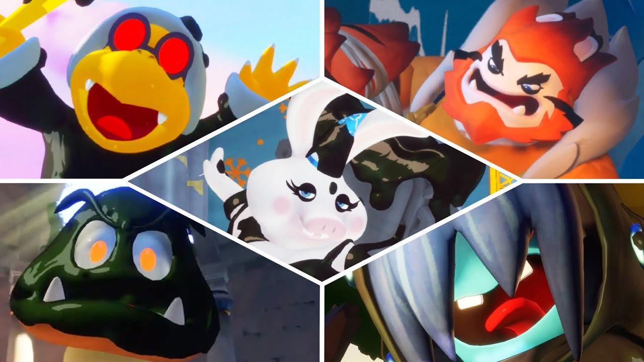 Mario + Rabbids Sparks of Hope - All GOLD PIPE Bosses - YouTube