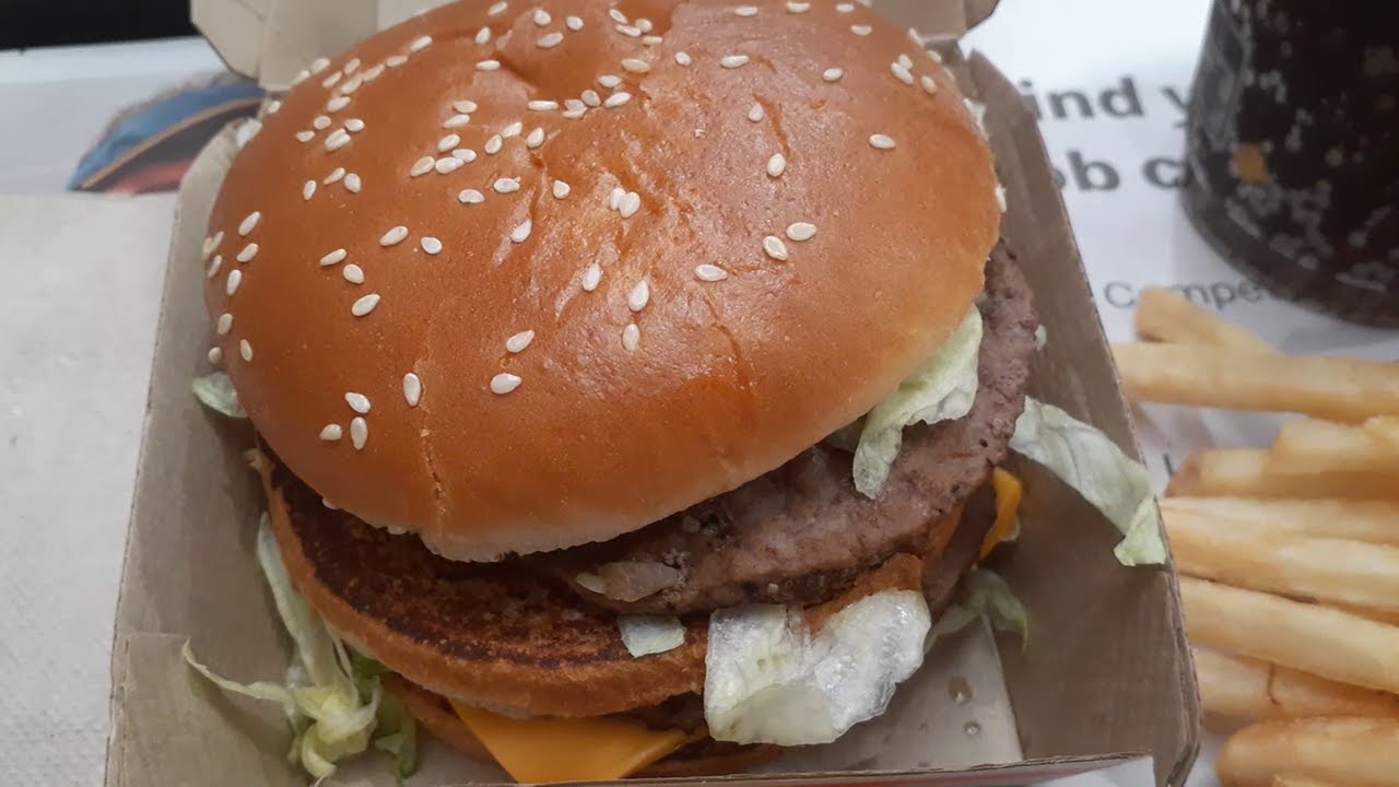 McDonald's Big Mac Meal | Beef With Cheese - YouTube