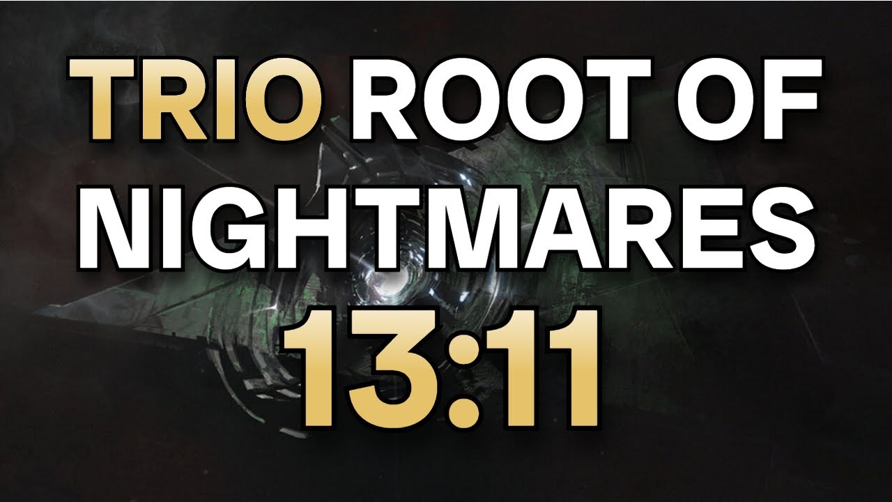 Trio Root of Nightmares WR [13:11] - YouTube