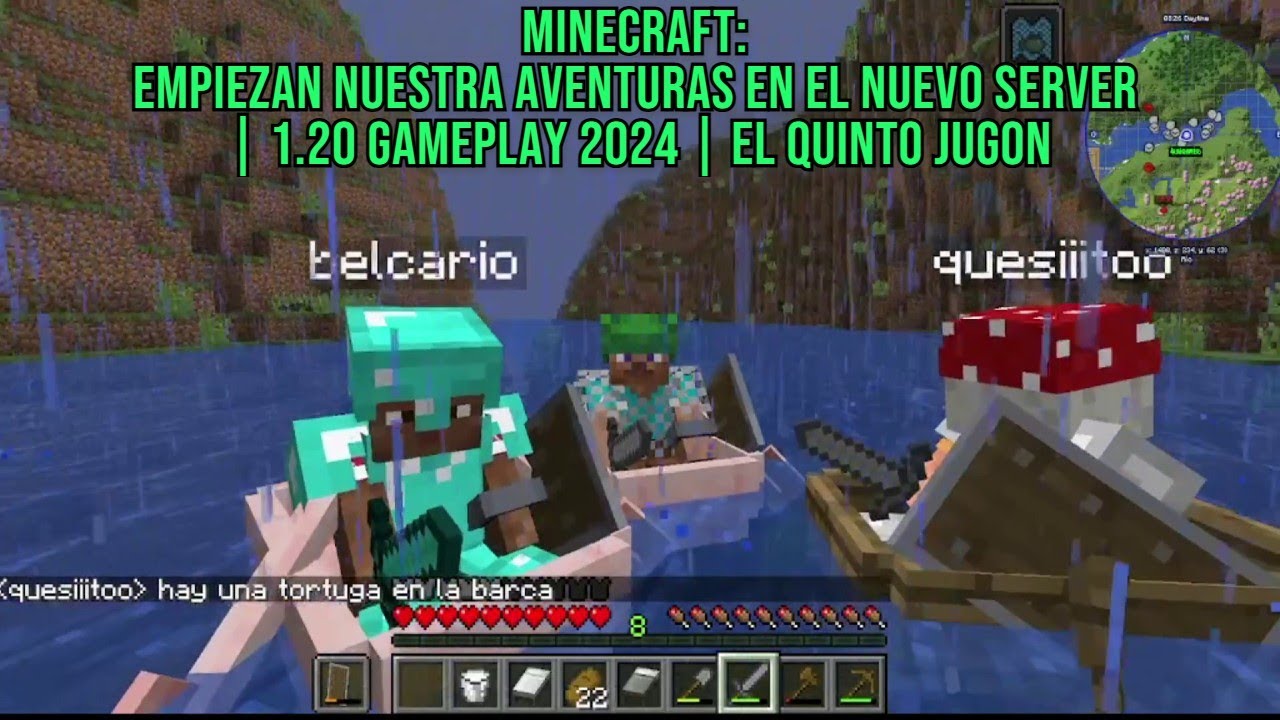 MINECRAFT: EMPIEZAN NUESTRA AVENTURAS EN EL NUEVO SERVER | 1.20 ...