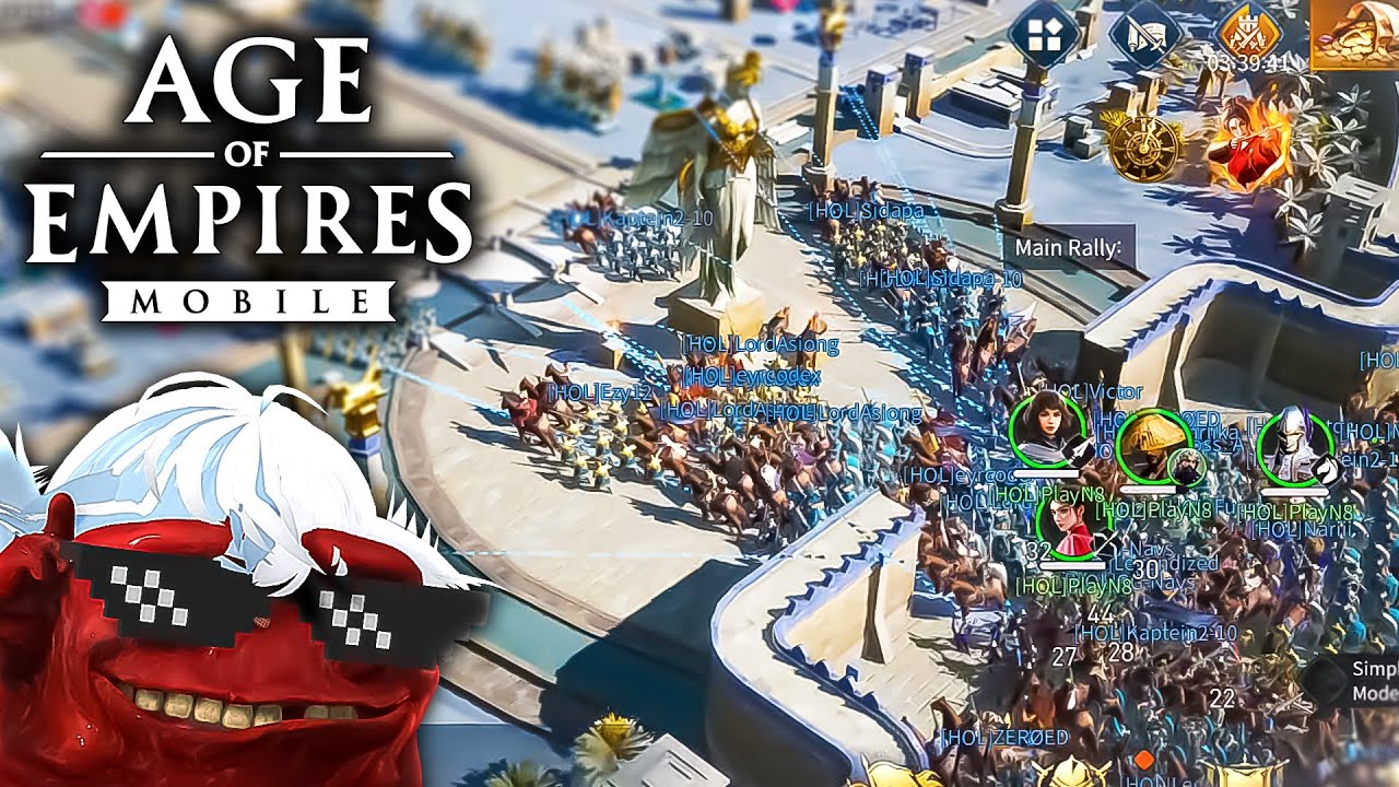 Age of Empires Mobile: Huge Scale Map Fights 🔥 - YouTube