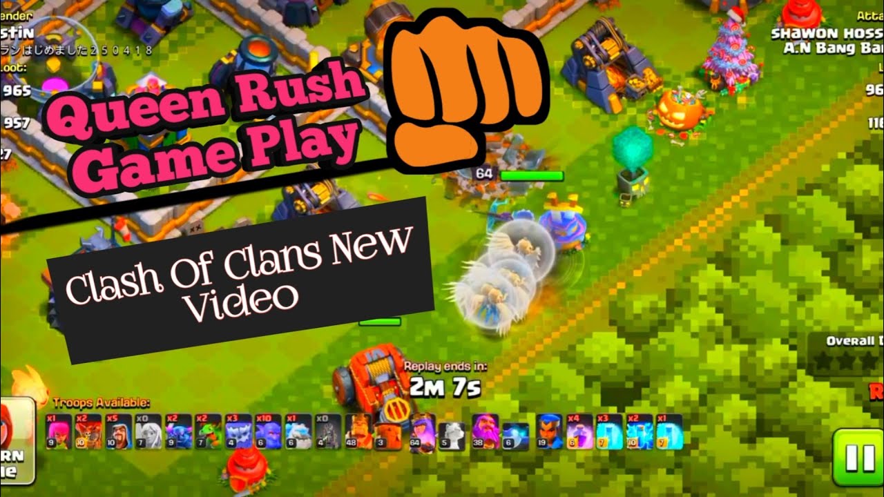 Queen Rush | Clash of Clans | Free Roasting - YouTube