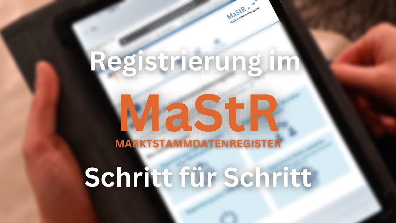 Registrierung deiner PV-Anlage im Marktstammdatenregister (MaStR ...