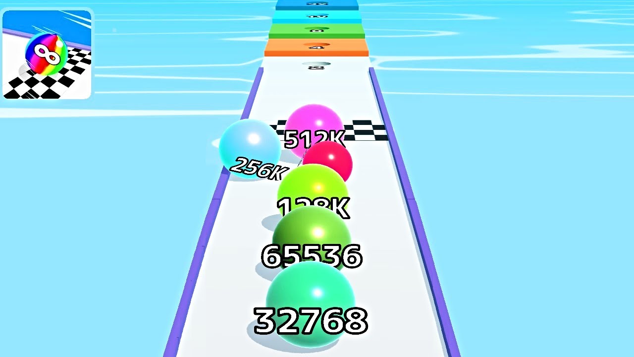 Ball Run Infinity Number ! All Levels Gameplay (1289-1293) android, ios ...