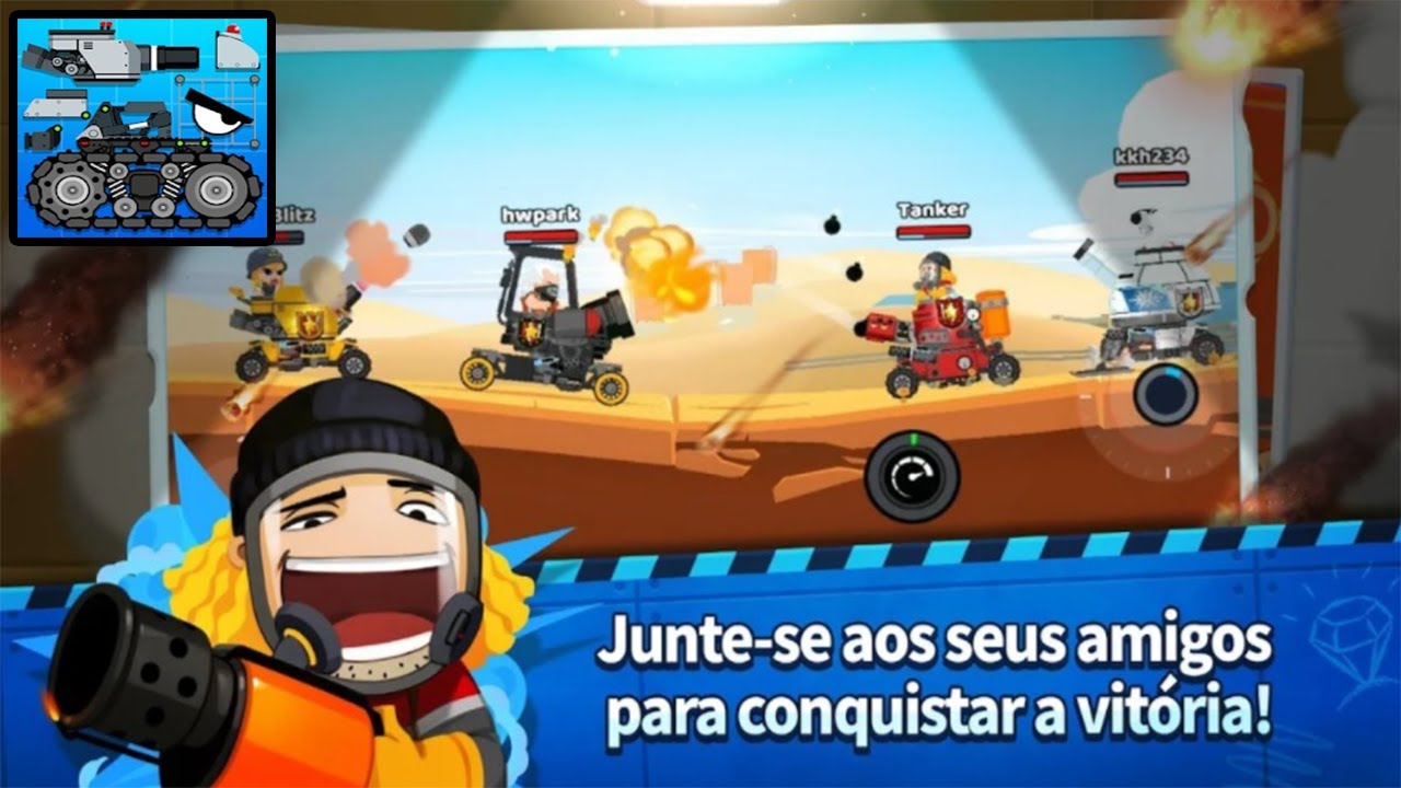 JOGO ESTILO GUNBOUND E DD TANK - SUPER TANQUE BLITZ - ANDROID/IOS ...