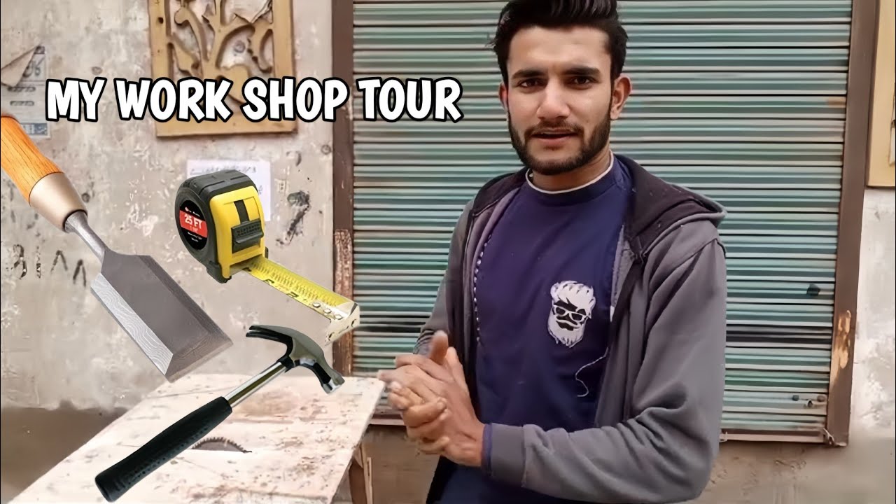 My work shop tour |👍 #myworkshoptour#woodworks#viral - YouTube