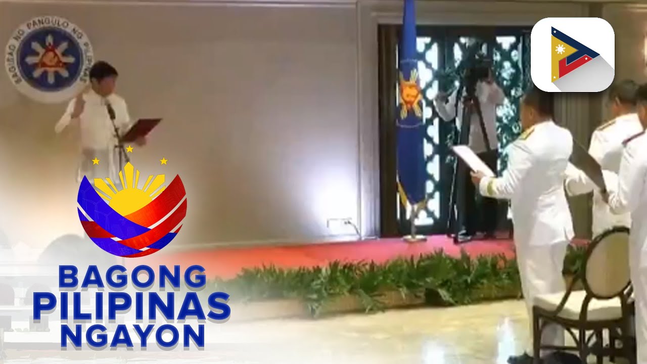 Oathaking ng bagong PNP star rank officers, pinangunahan ni PBBM - YouTube