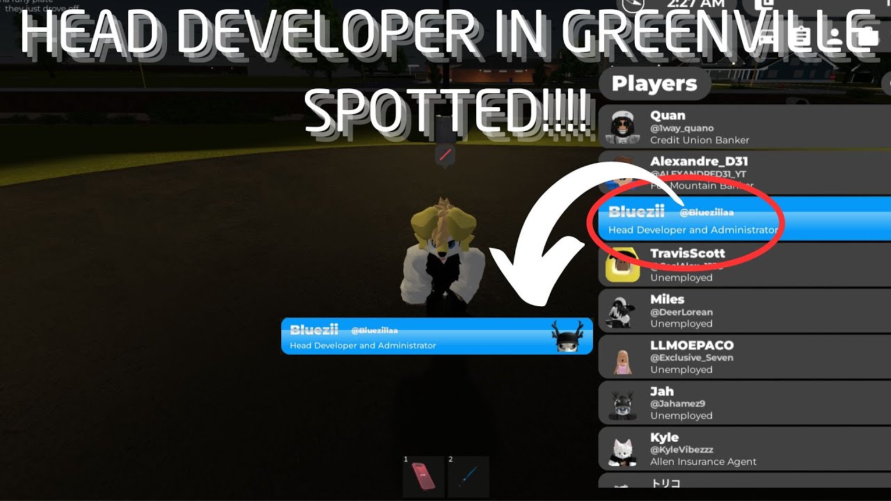 BLUEZILLA SPOTTED IN GREENVILLE ROBLOX SERVER WITH MY FRIENDS ...