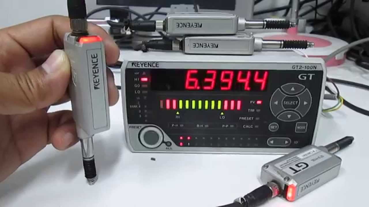 Keyence GT2 100N, Amplifier Unit, Panel Mount Type. - YouTube