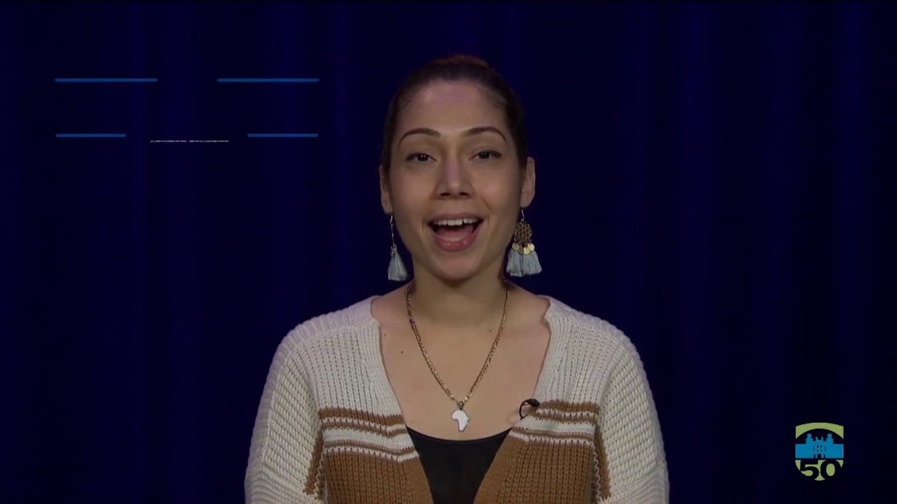 Giving Tuesday—Student Kassandra Montes Discussing Lehman's Food Pantry ...