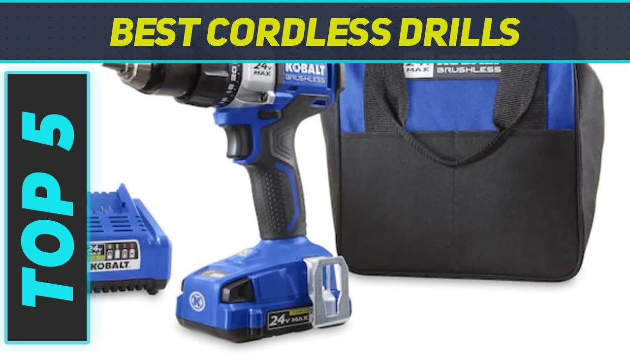 5 Best Cordless Drills in 2024 - YouTube