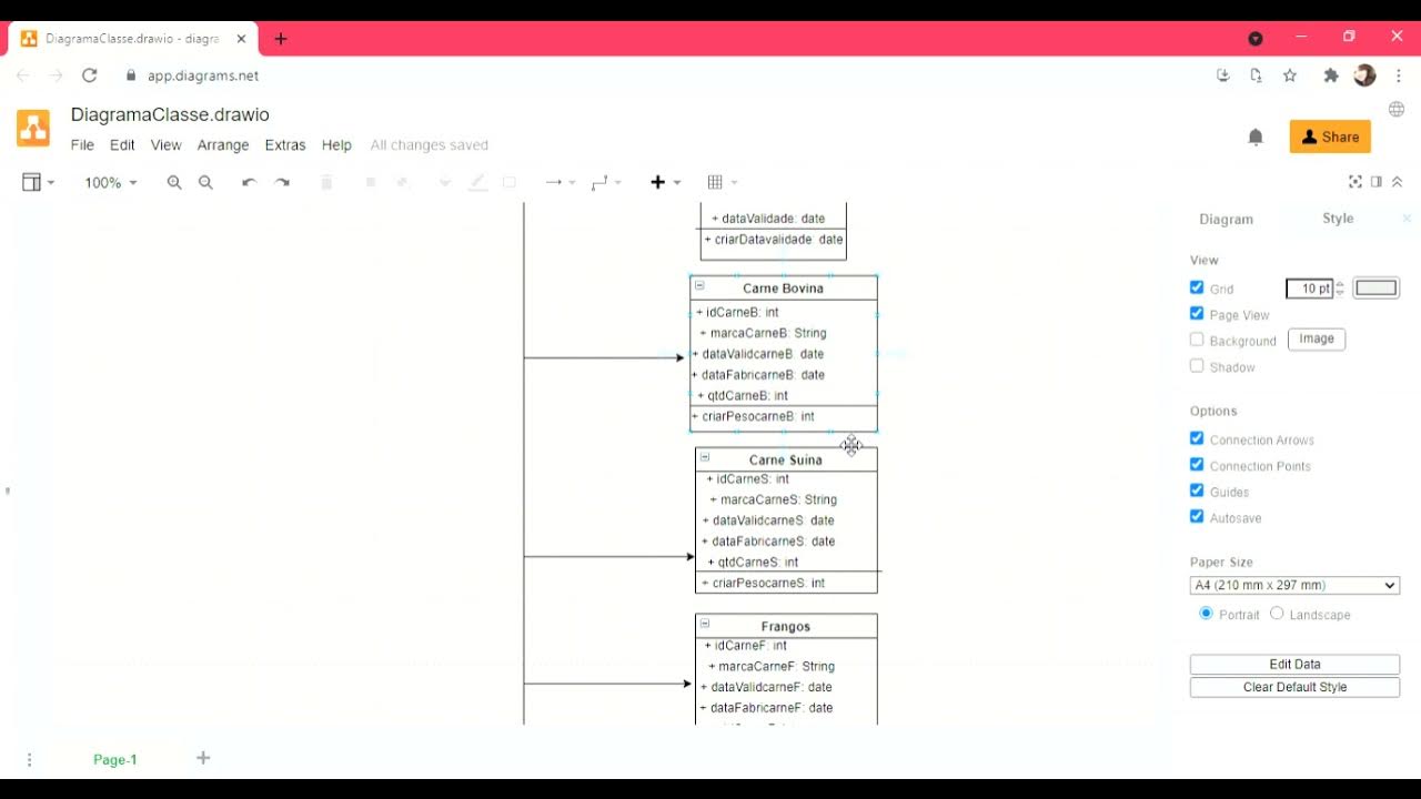 Diagrama de Classe - Supermercado SantosL - YouTube