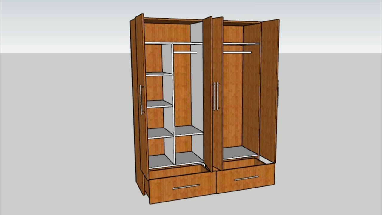 Make Your DIY Closet Cabinet with Plan and Dimension @JREGTV - YouTube