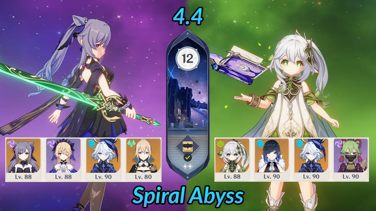 Keqing Taser & Nahida Hyperbloom Team | Spiral Abyss Floor 12 - Genshin ...