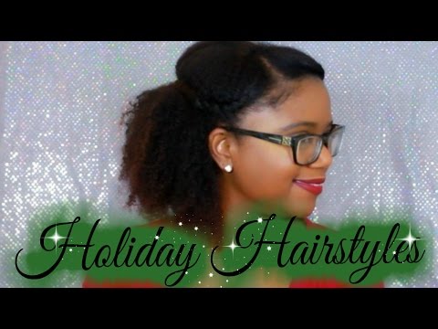 Holiday Hairstyles | Natural Hair for Christmas