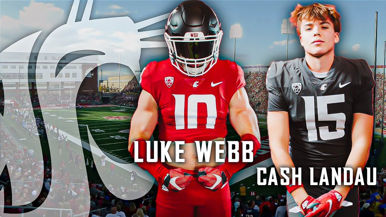 WSU 2025 Commits Edge Luke Webb and TE Cash Landau - YouTube