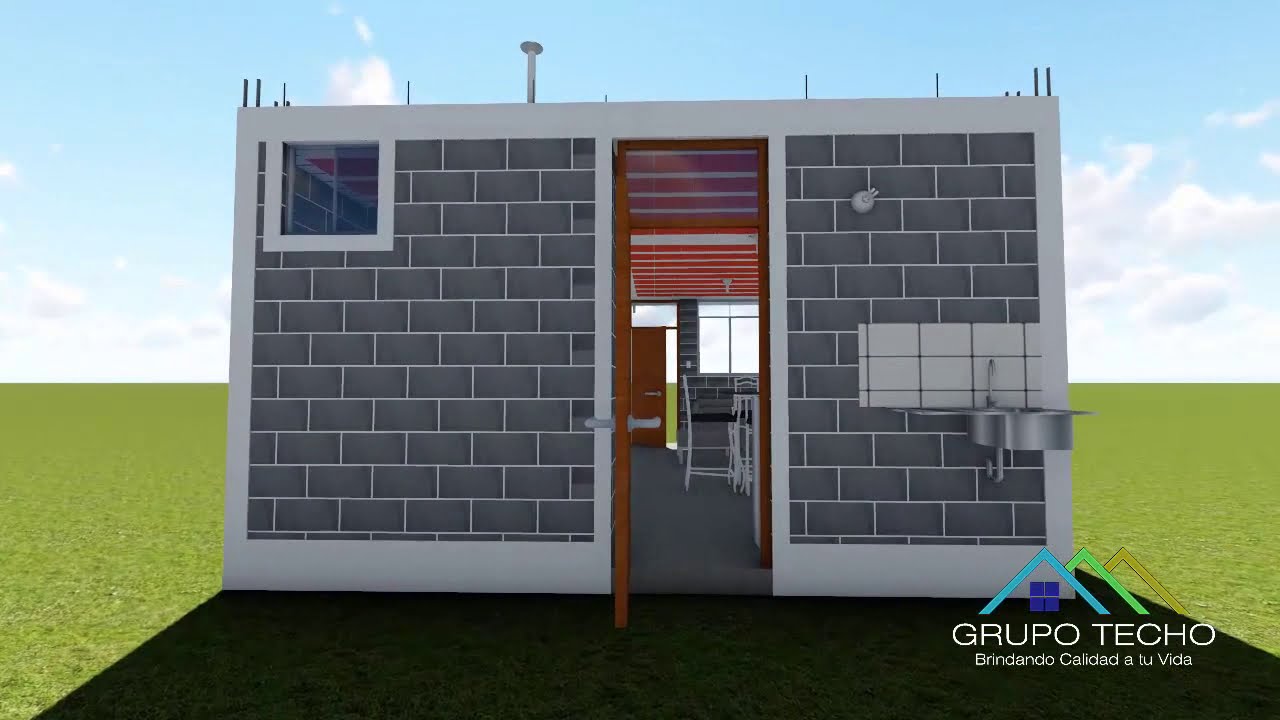 Proceso Constructivo - Vivienda Sitio Propio - Grupo Techo - YouTube