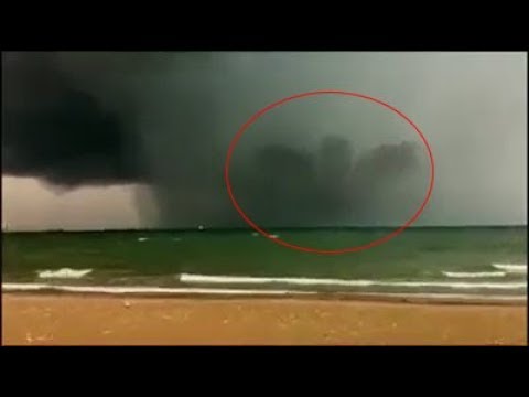 İrma qasırğası zamanı səmada mələk görsəndi