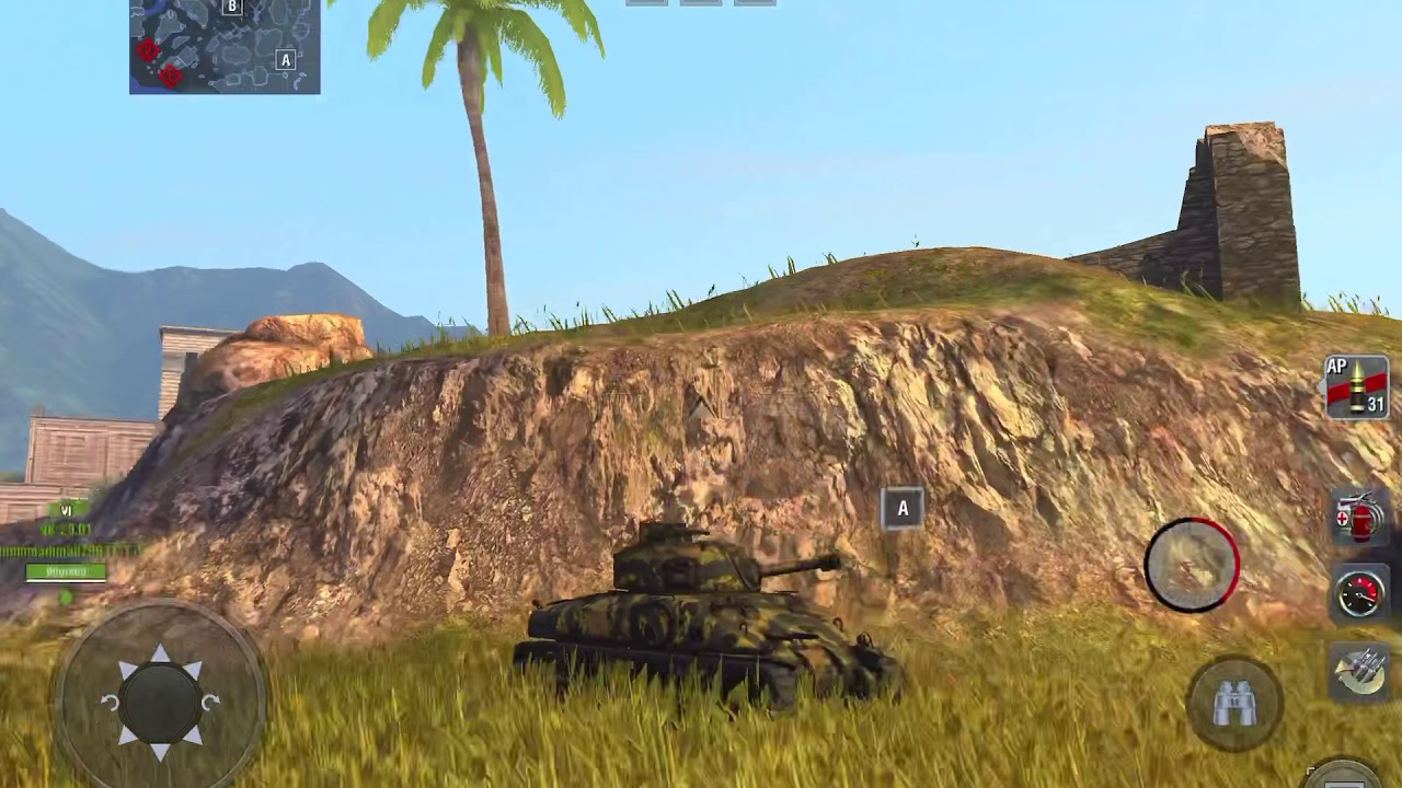 T6E1 American medium tank. Tire 4. - YouTube