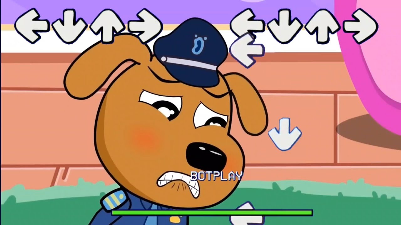 Sheriff Labrador Police Cartoon Part 12 | FNF x Sheriff Labrador ...