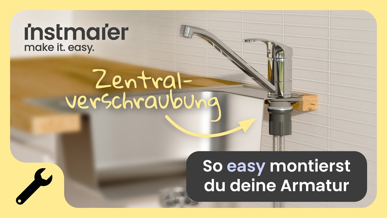 So einfach montierst du deine Spültischarmatur dank der ...