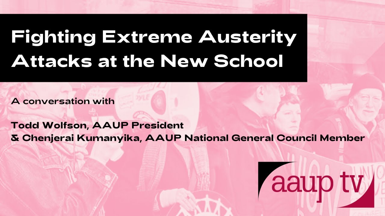 Fighting Extreme Austerity Attacks at The New School - YouTube