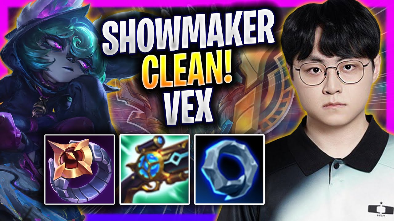 SHOWMAKER IS SUPER CLEAN WITH VEX! - DK ShowMaker Plays Vex MID vs ...