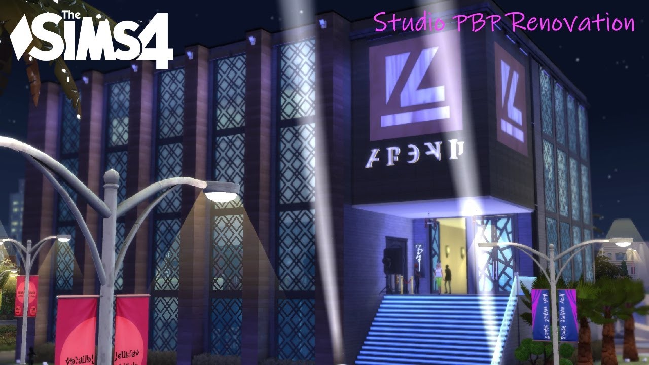Studio PBP Renovation | The Sims 4 | Speed Build & Tour - YouTube