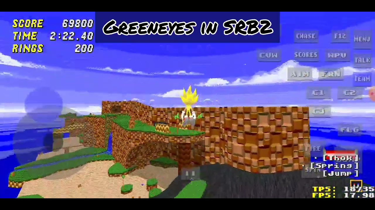 Greeneyes in SRB2 (with Pepper-Minted models) - YouTube