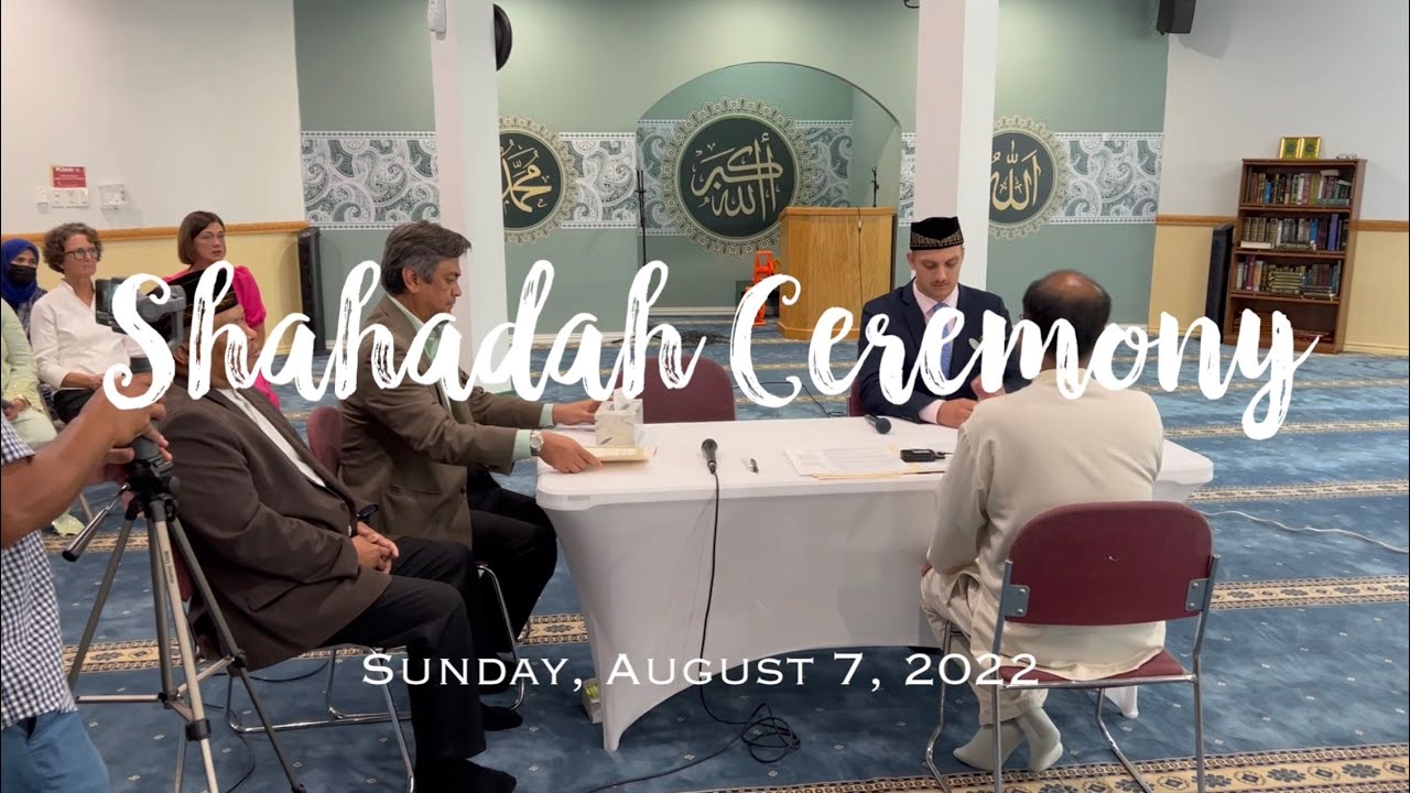 Shahadah Ceremony : Brother Evan (Sun, August 7, 2022) - YouTube