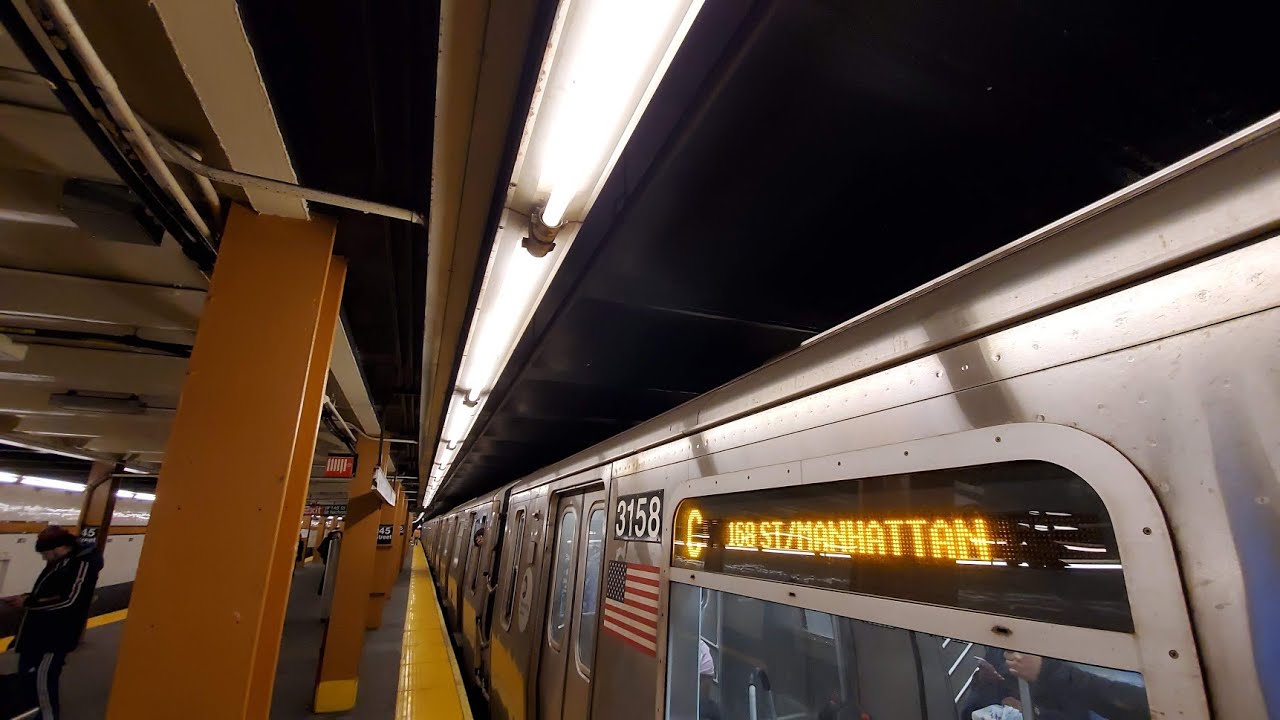 NYCT Subway: R179 (C) Express Ride #3158 from 59 St - Columbus Circle ...