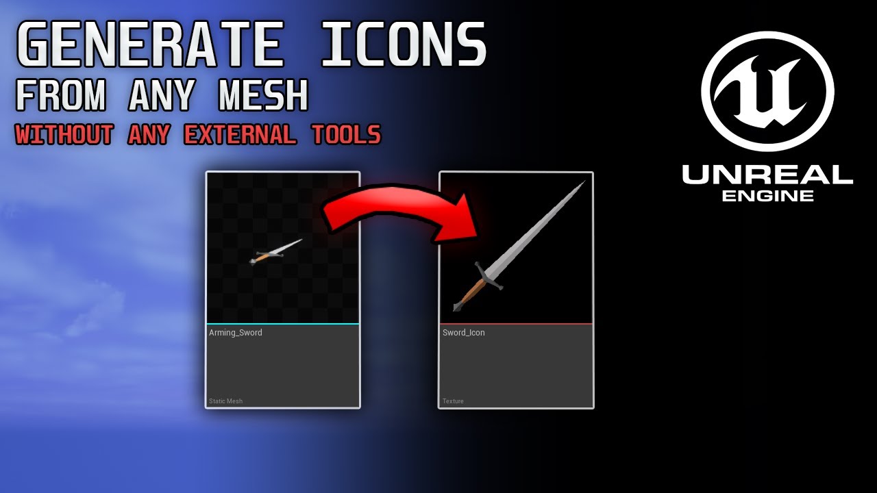 How to Make ICONS from ANY Mesh Inside UE5 - Unreal Engine 5 - YouTube