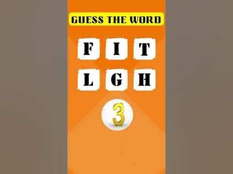 Guess the Shuffled Word??? Scrambled Word Challenge #youtube #ytshorts ...