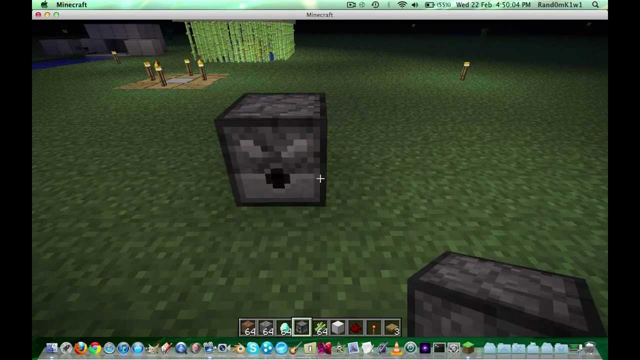 Minecraft Tutorial: Automatic Crop Harvester - YouTube