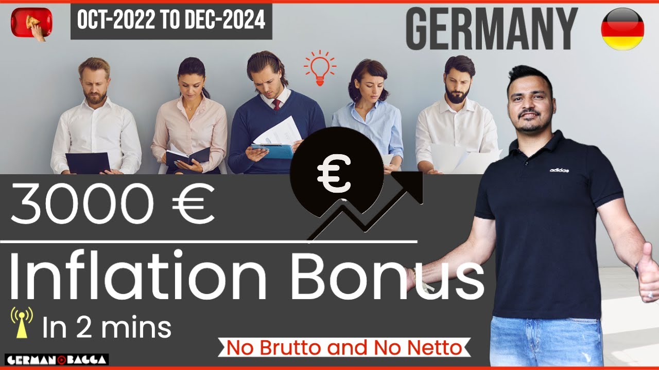 3000 euros inflation bonus in Germany | Get clarity in 2 mins - YouTube