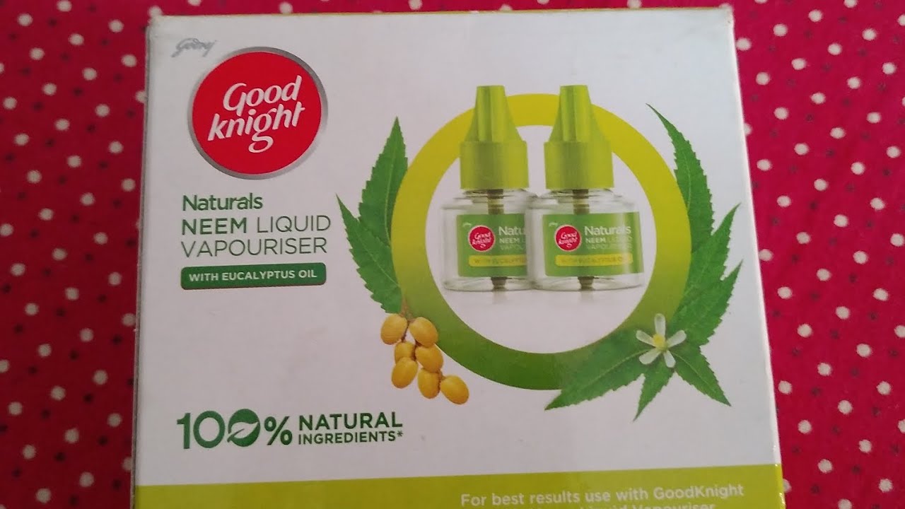 Good Knight Naturals Neem Mosquito Repellent Refill 45 ml(pack of 2 ...