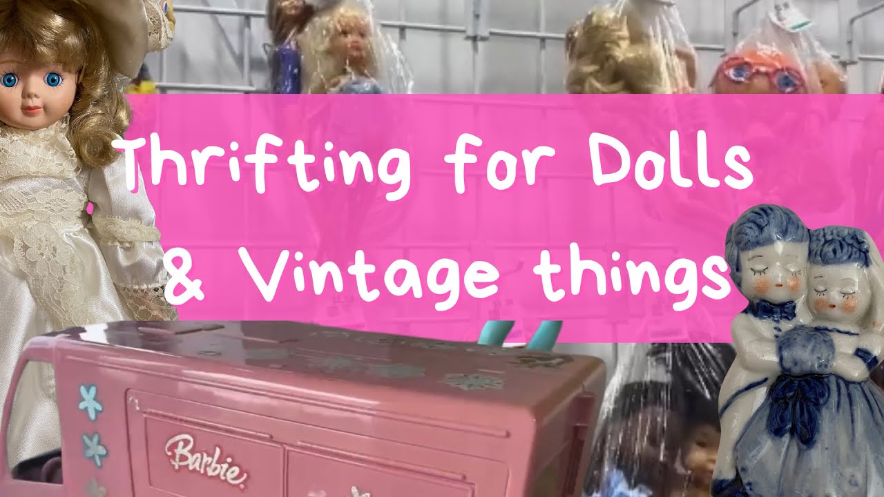 Thrifting for Barbie Dolls and vintage things at op shop Thrift store ...