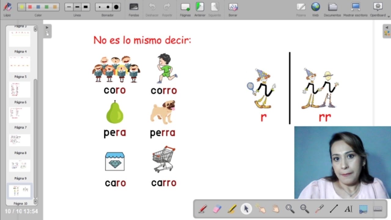 Formo palabras y oraciones con "r" fuerte o doble "r" para primero ...