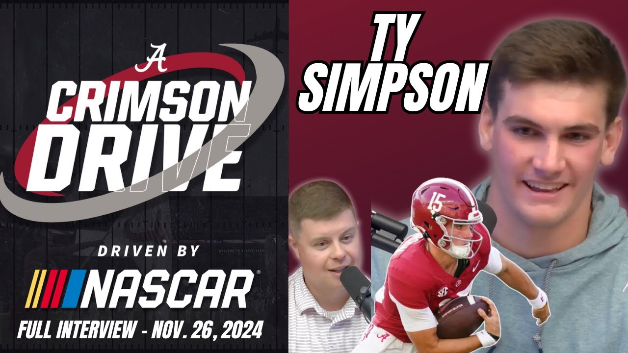 Alabama Football - Ty Simpson - Crimson Drive Interview - 11-21-24 ...