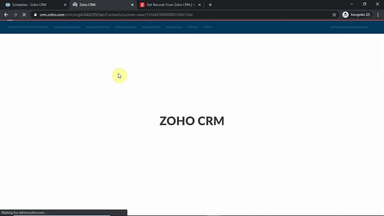 Zoho Crm Custom Function For Scheduler To Update Records 2020 Youtube