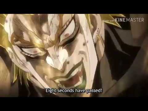 DIO's road roller da timestop but only when he says that a second has ...