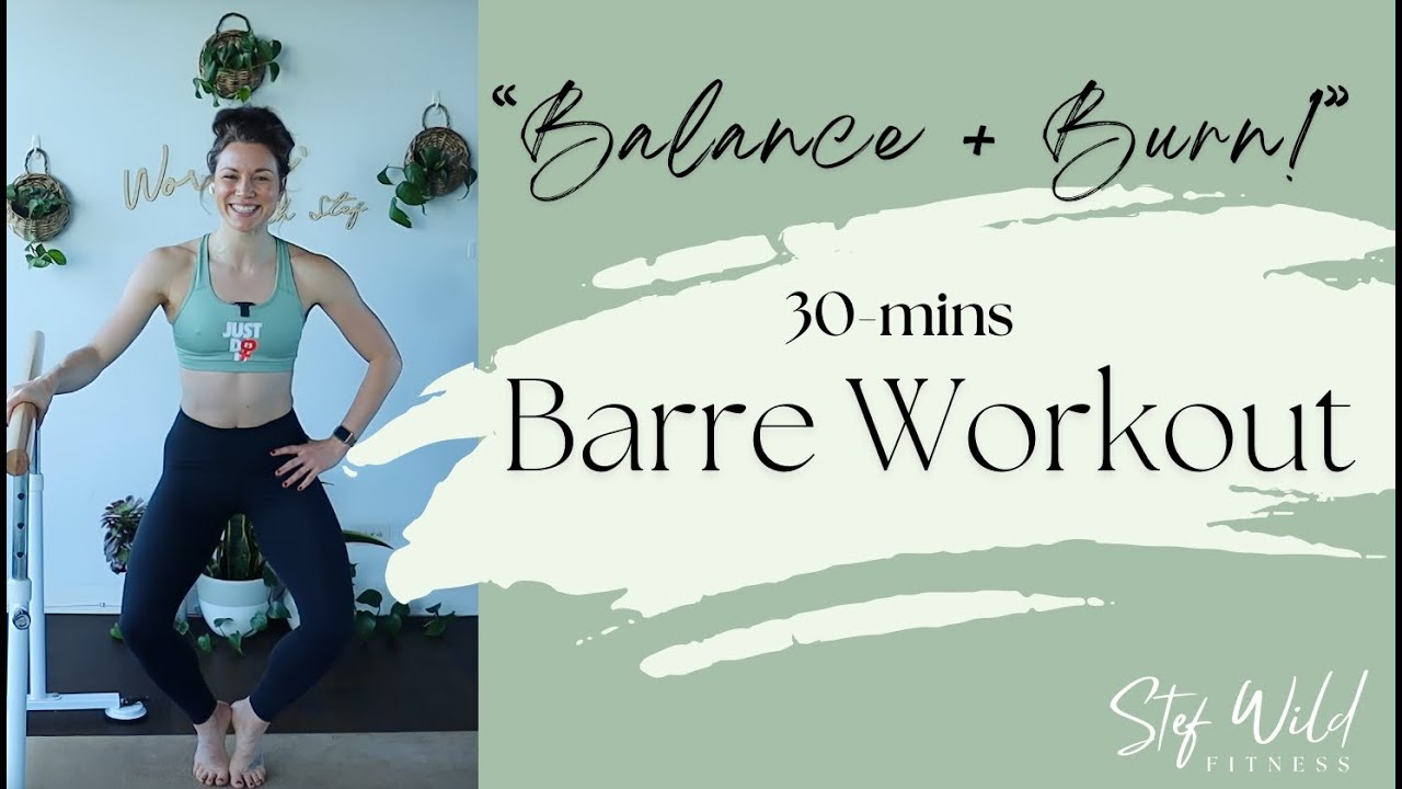 30 Minute Express Barre Workout You Can Do At Home! - YouTube