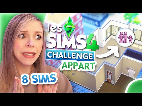 8 SIMS dans un appart DIVISÉ ! 🏢💀 Challenge SIMS 4